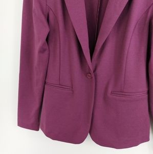 ICHI | Jackets & Coats | Ichi Kate Unstructured Tailored Purple Blazer ...